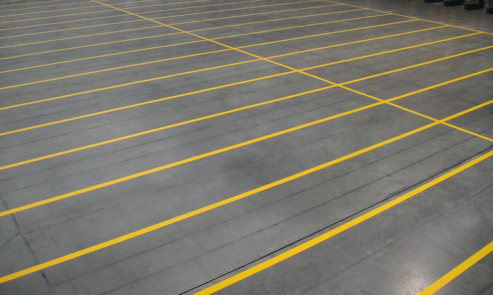 Warehouse Floor Striping - ASG Services