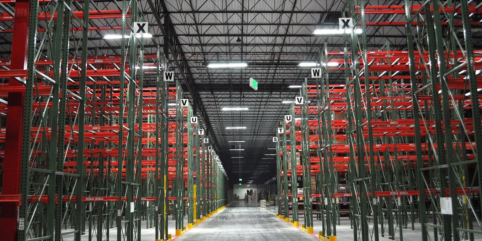 Aisle Signs for Warehouse Pallet Rack and Shelf Numbering