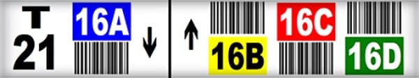 Wire Deck Rack Labels for Pallet Racking - ASG Services
