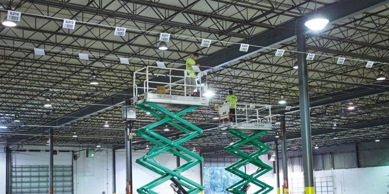 Aisle Signs for Warehouse Pallet Rack and Shelf Numbering