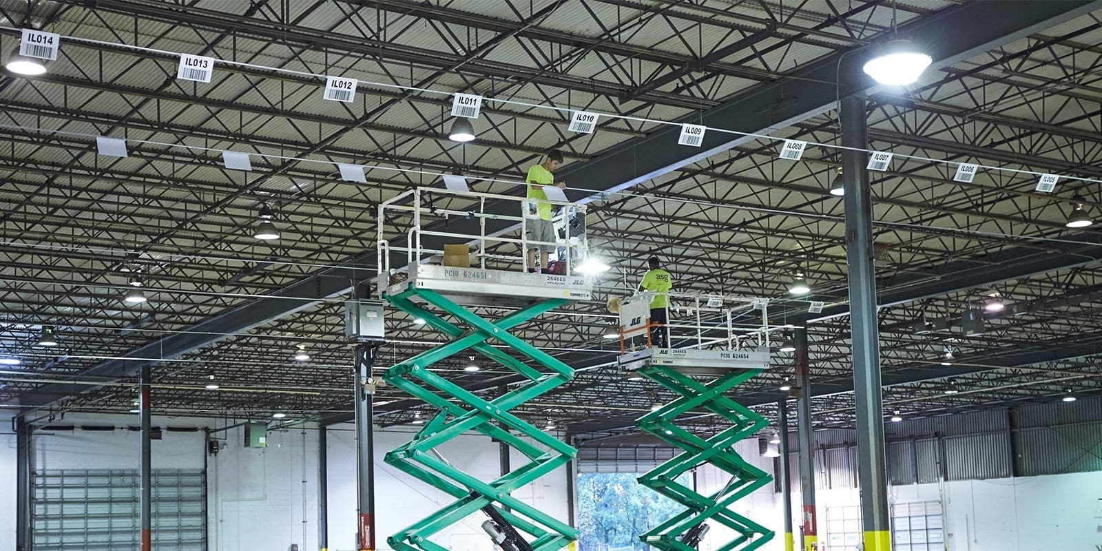 Aisle Signs for Warehouse Pallet Rack and Shelf Numbering