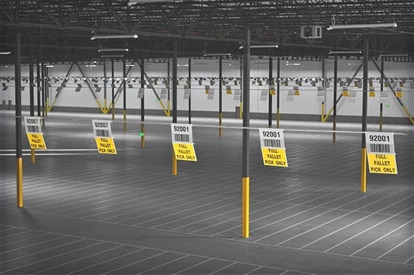 Warehouse Bar Code & Hanging Signage - ASG Services
