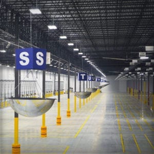 Aisle Signs for Warehouse Pallet Rack and Shelf Numbering
