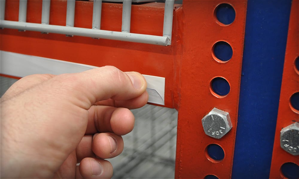 Warehouse Label Holders in Durable Plastic & Magnetic Strips