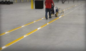 Warehouse Striping and Durable Floor Coating and Striping