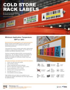 Custom Warehouse Labels - ASG Services